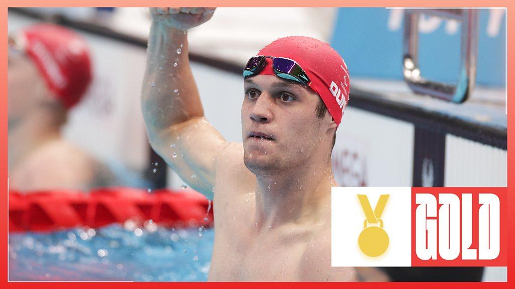 Tokyo Paralympics: Reece Dunn wins swimming 200m freestyle gold - BBC Sport