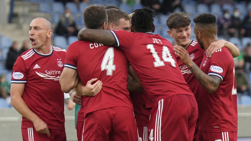 Europa Conference League qualifying: Aberdeen win in Iceland after Hibs ...