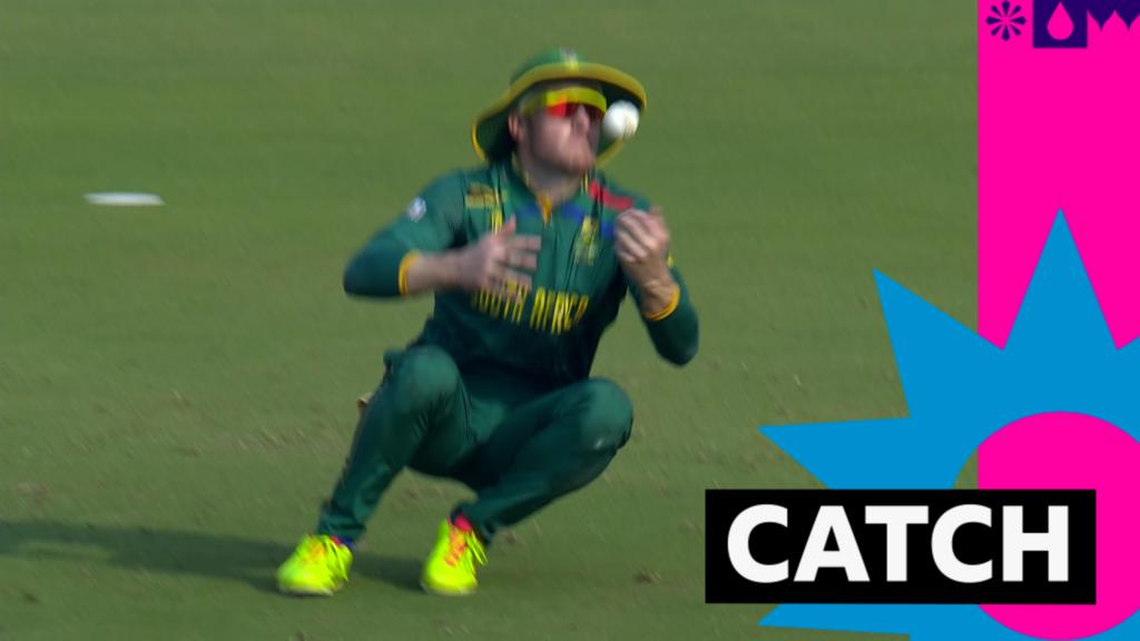 ICC Cricket World Cup: David Miller's juggling catch dismisses Rahmat ...