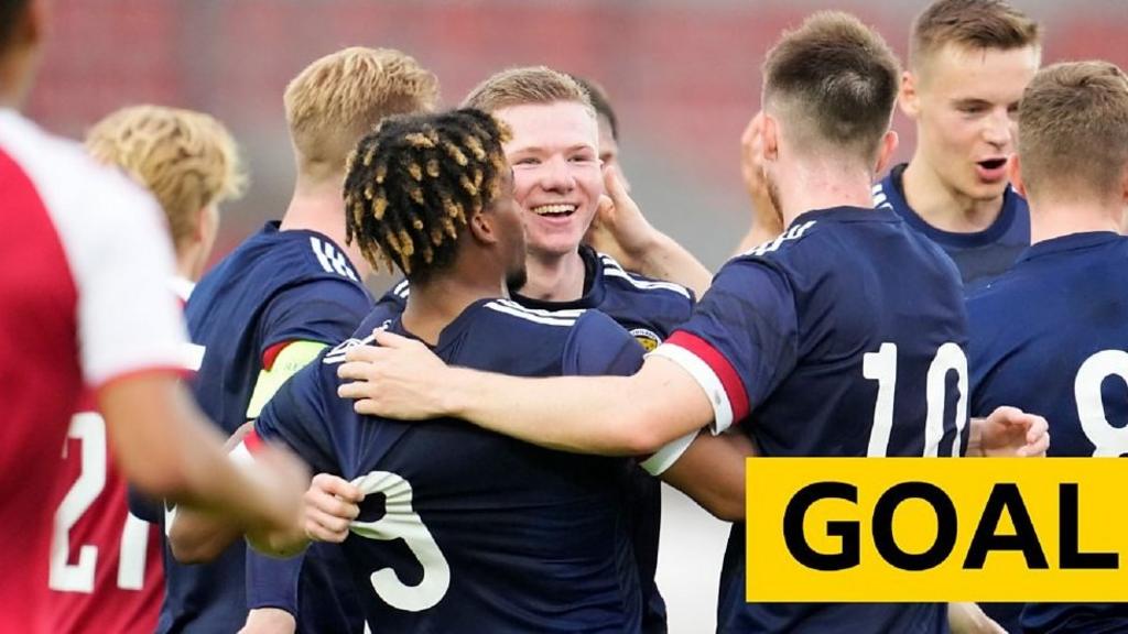 Stephen Kelly scores a stunning free-kick for Scotland Under-21s ...