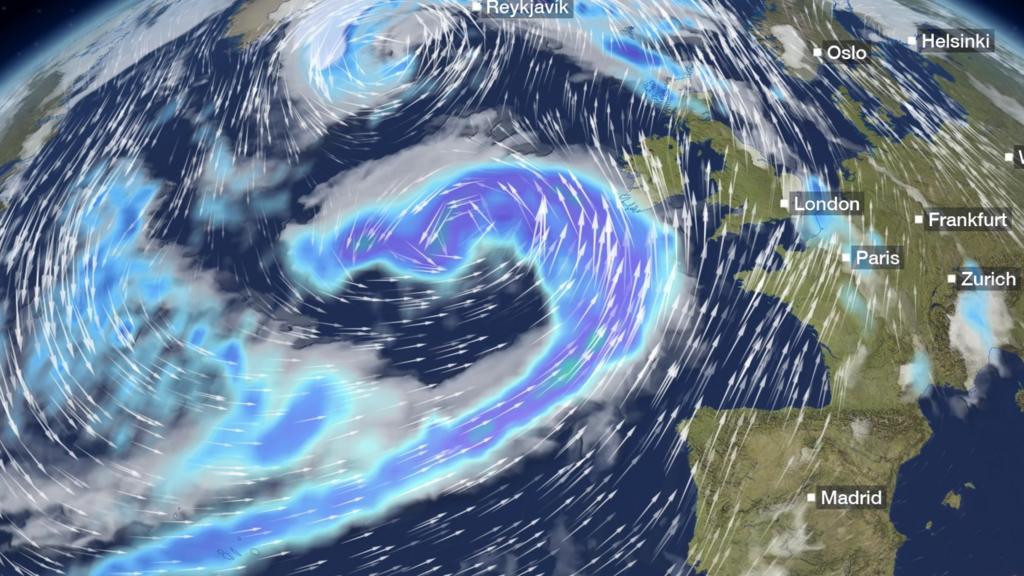 Storm Callum arrives in Northern Ireland - BBC News