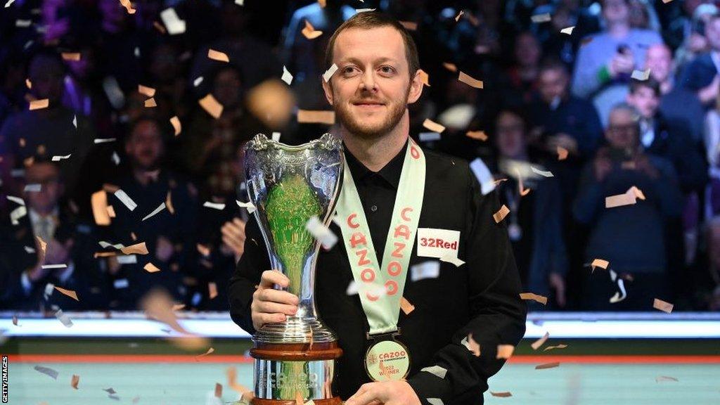 Mark Allen named World Snooker Tour's Player of the Year for first time ...