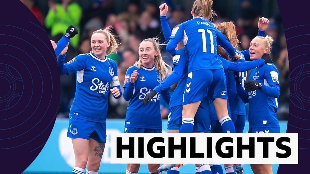 WSL highlights: Everton earn comfortable win over West Ham - BBC Sport
