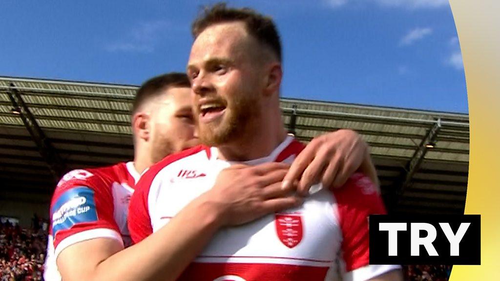Challenge Cup 2024: Joe Burgess scores sensational first try for Hull ...