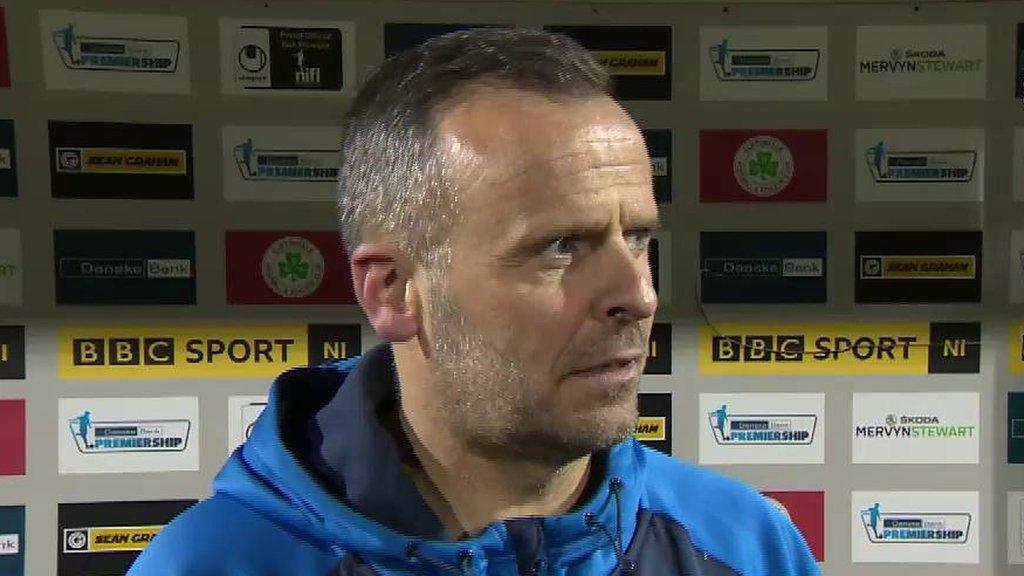 Rodney McAree reflects on 'massive' decisions that cost Coleraine - BBC ...