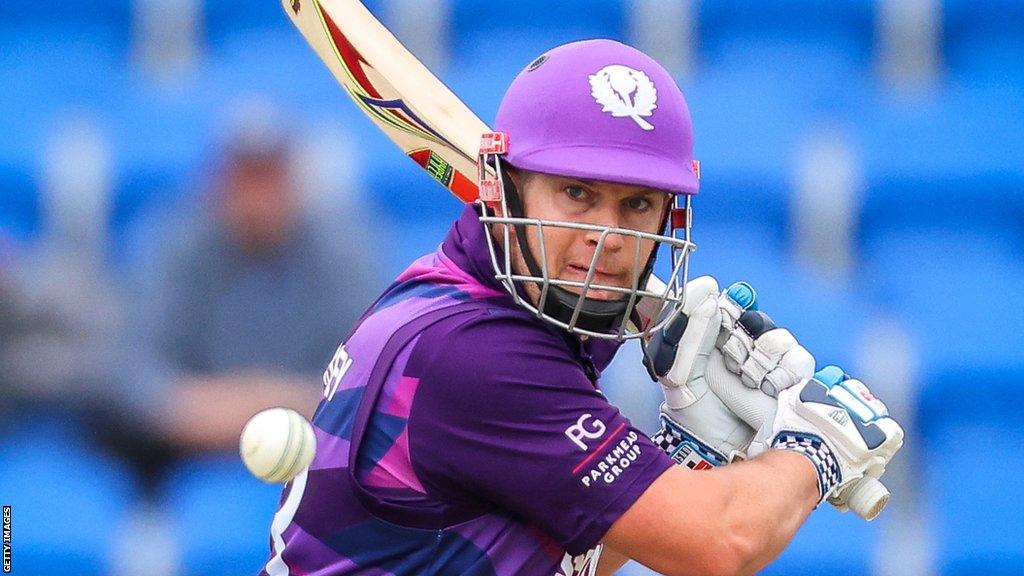 George Munsey: Injured Scotland batter 'will make World Cup qualifier ...