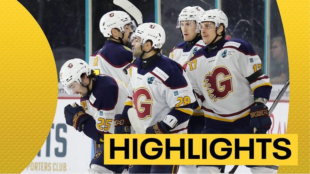 Watch: Guildford earn victory over Giants in Belfast - BBC Sport