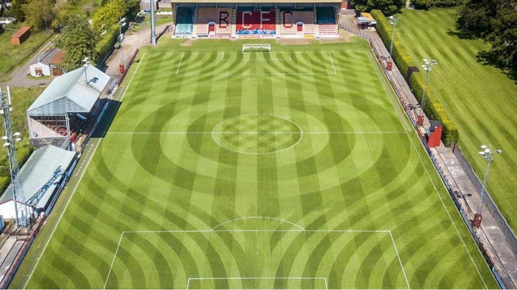Brechin City v Darvel: Meet the man behind Glebe Park pitch patterns ...
