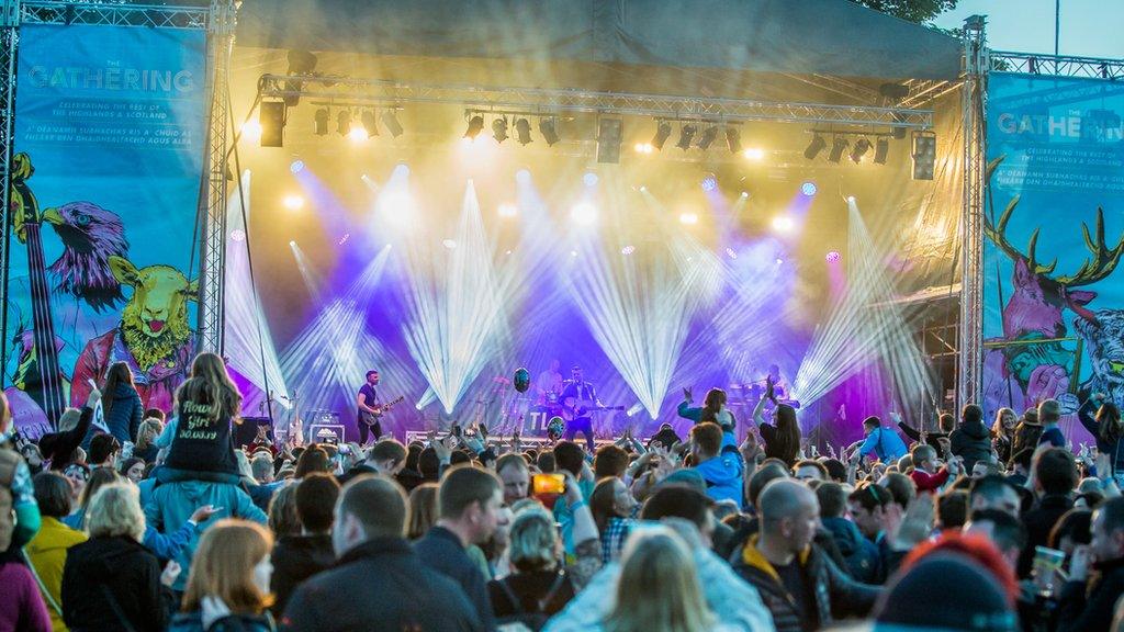 In pictures: New Inverness festival The Gathering - BBC News