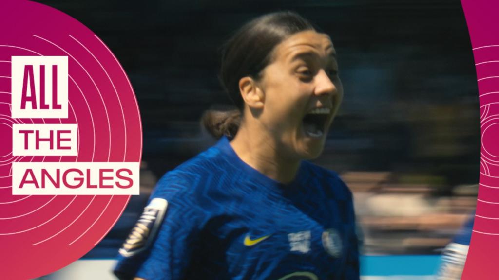 WSL: Watch all the angles of Sam Kerr's 'outrageous' strike against Man ...