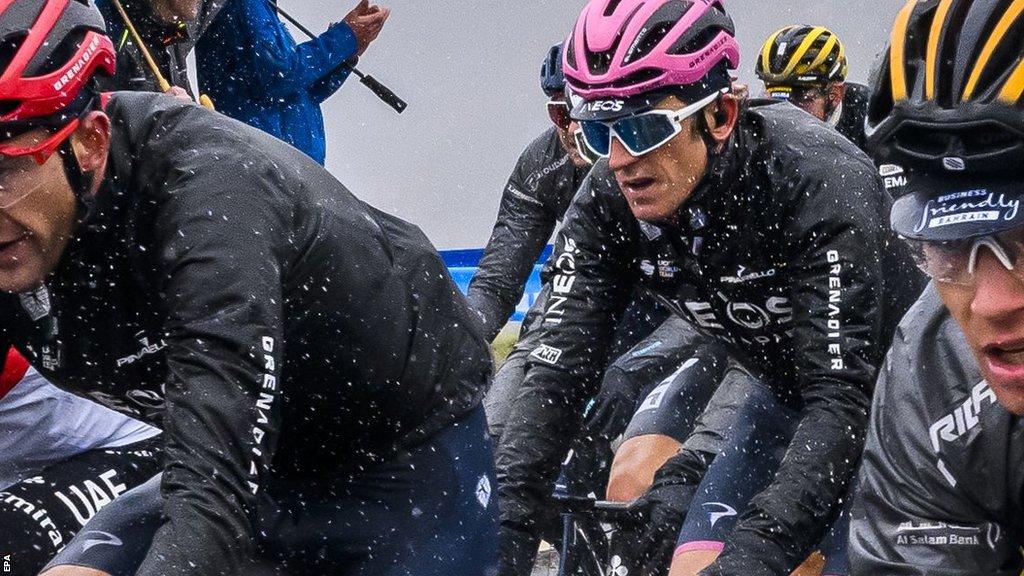 Giro d'Italia: Geraint Thomas loses pink jersey on stage 14 and hits ...