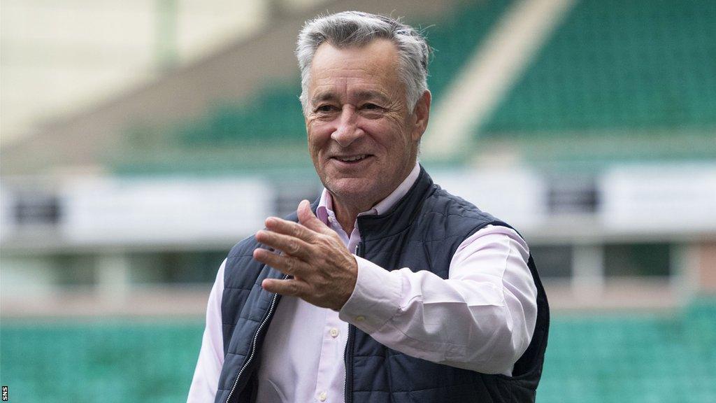 Hibernian executive chairman and owner Ron Gordon is being treated for ...