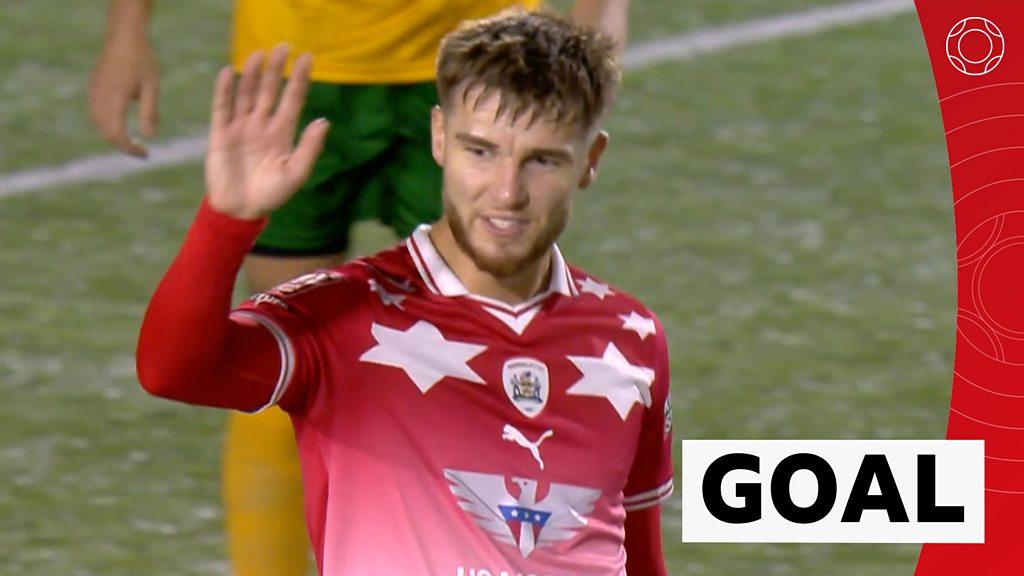 FA Cup: Barnsley's John McAtee scores 'delightful' lob against Horsham ...
