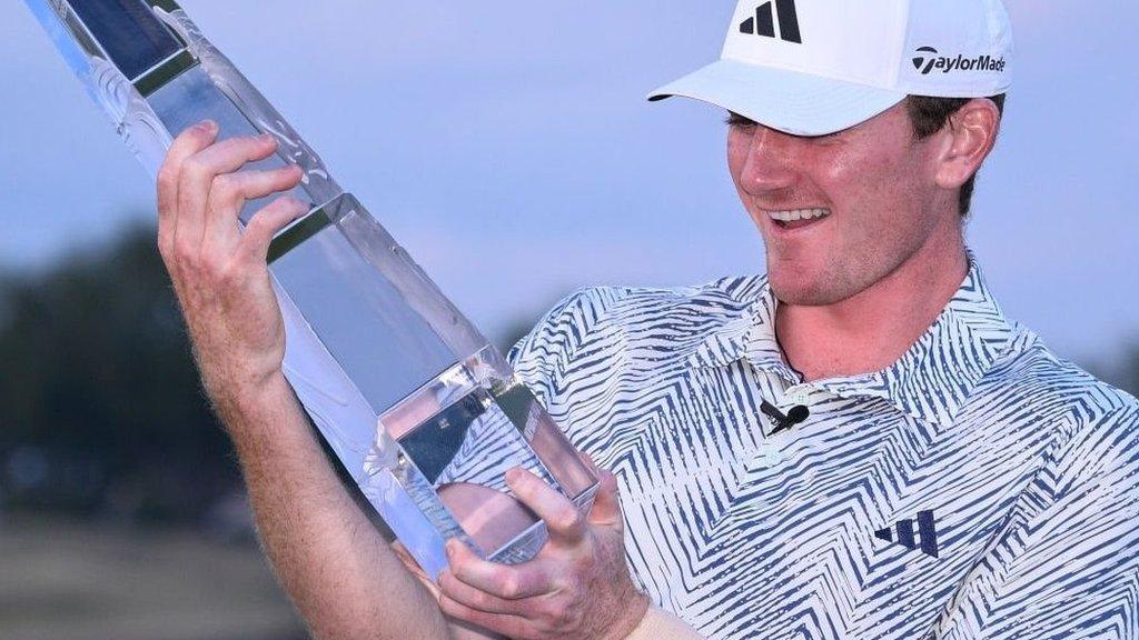 Nick Dunlap: Amateur wins PGA Tour event for first time since Phil ...