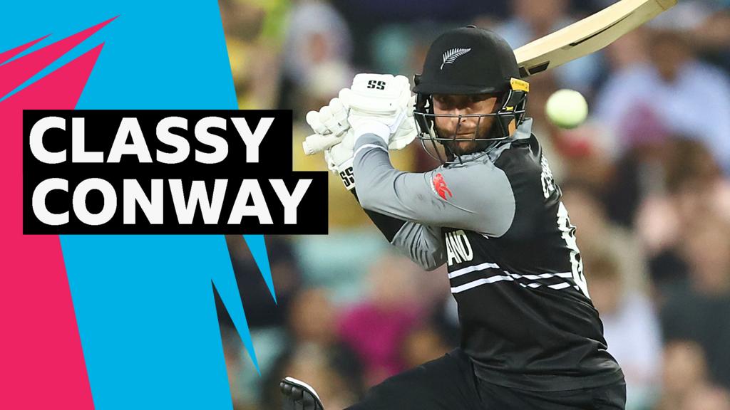 T20 World Cup: New Zealand's Devon Conway hits 92 against Australia ...