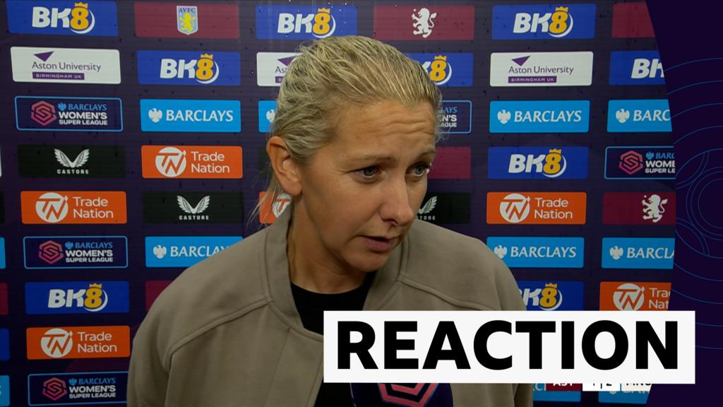 Aston Villa 1-2 Manchester United: Carla Ward calls for full-time ...