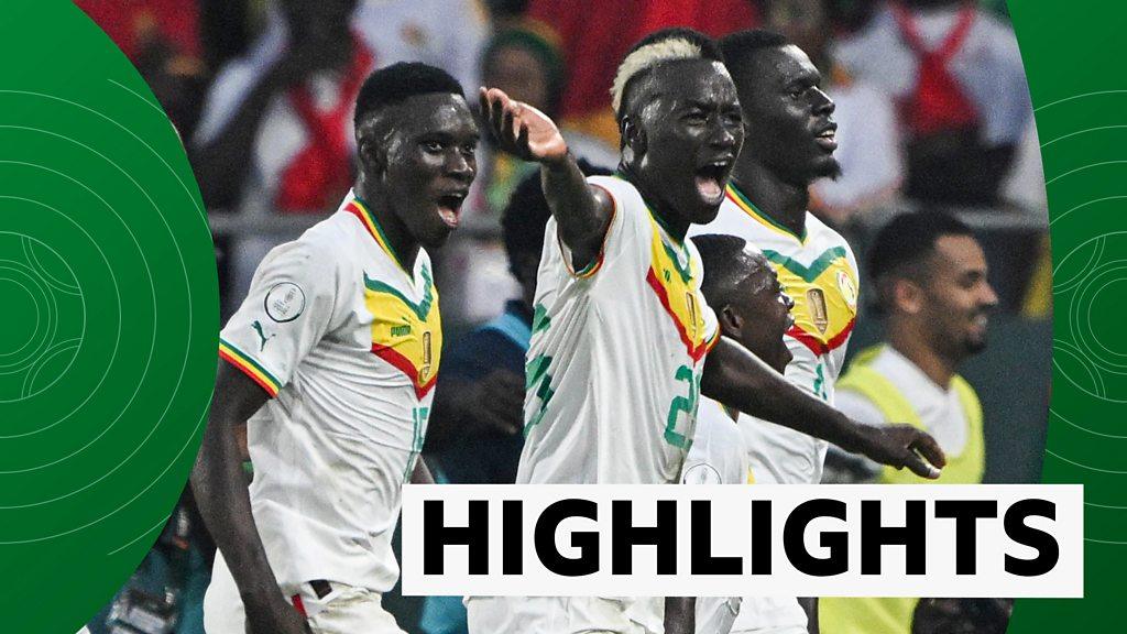 Afcon 2023: Guinea 0-2 Senegal - highlights - BBC Sport