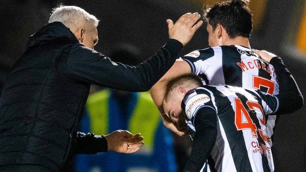 Watch Ronan's eye-catching St Mirren winner - BBC Sport