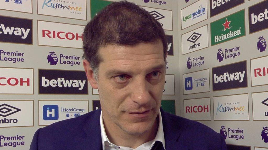 West Ham 1-5 Arsenal: Slaven Bilic admits he feels under pressure - BBC ...