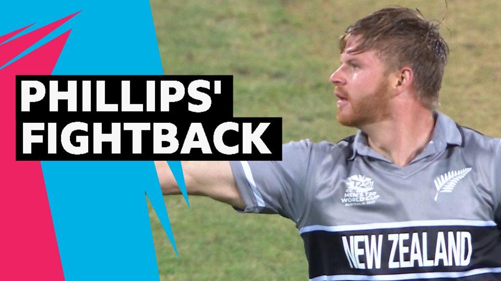 T20 World Cup: Glenn Phillips century leads New Zealand recovery - BBC ...