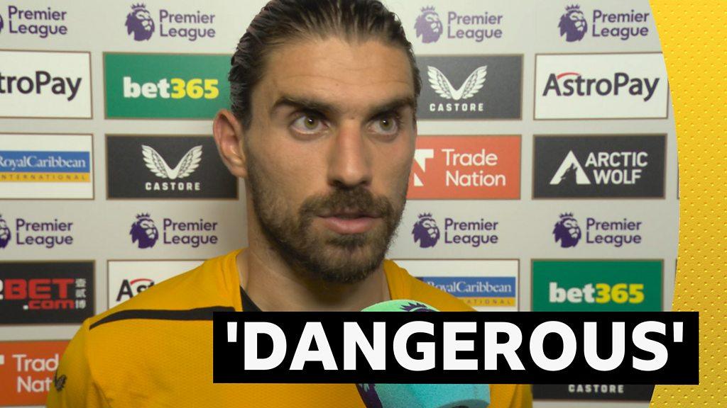 Wolves 1-1 Newcastle: Ruben Neves feels Fabian Schar deserved red card ...