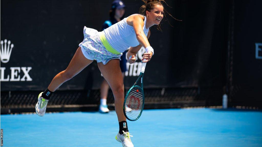 Jodie Burrage: British number two beaten by Jelena Ostapenko at Linz ...