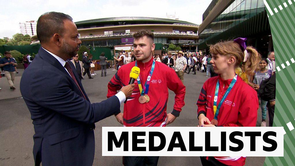 Wimbledon 2023: Special Olympic medallists Matthew Brough & Emily ...