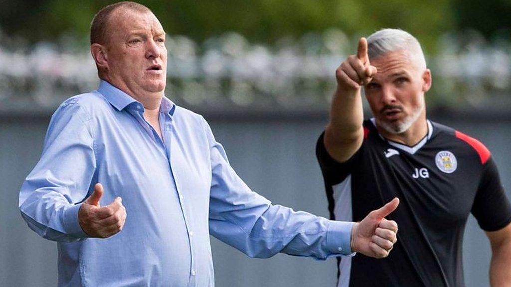 Brian Rice: Hamilton head coach confused by George Oakley red - BBC Sport