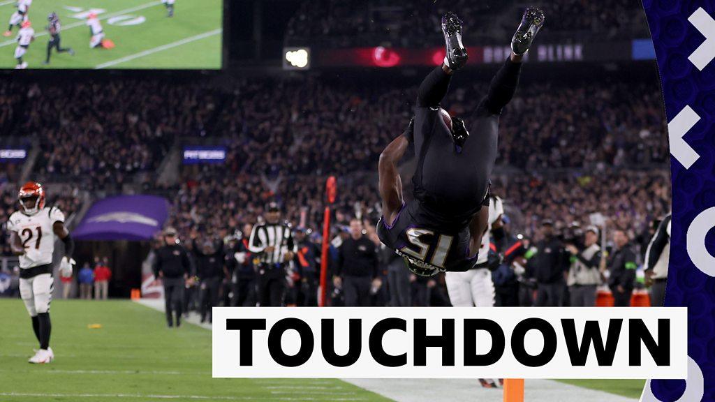 NFL: Cincinnati Bengals 20-34 Baltimore Ravens - Nelson Agholor scores ...