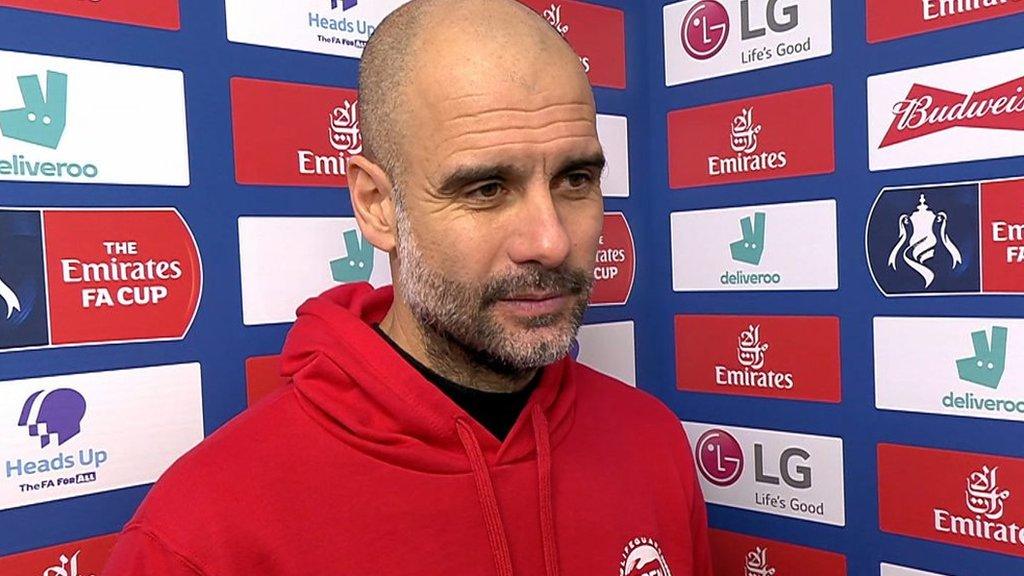 Pep Guardiola disappointed with Manchester City fan turnout at FA Cup ...