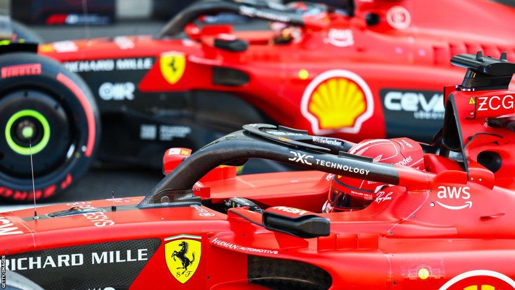 Mexico City Grand Prix: Ferrari's Charles Leclerc takes surprise pole position ahead of Carlos ...