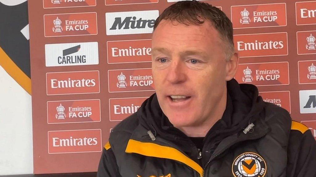 FA Cup: Newport boss Graham Coughlan recalls childhood memories ...