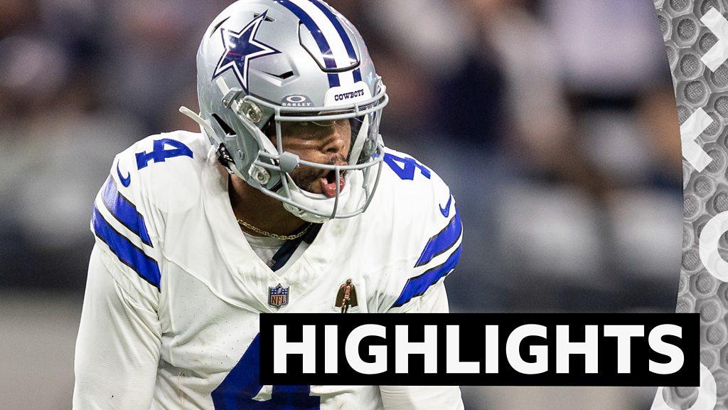 NFL highlights: Cowboys beat Seahawks in high-scoring game - BBC Sport