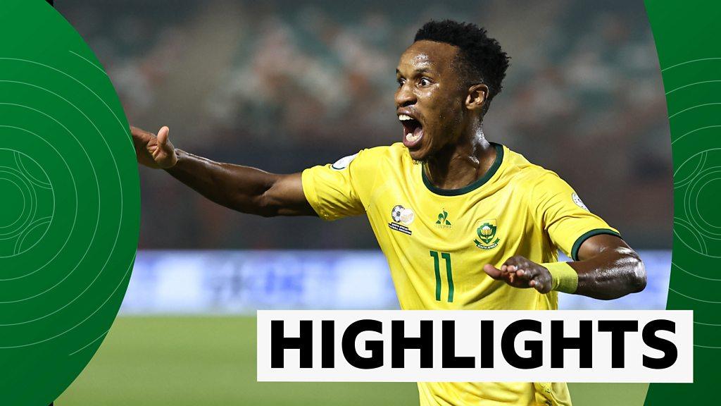 Afcon 2023: South Africa 4-0 Namibia - highlights - BBC Sport