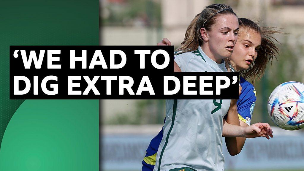 Watch: Simone Magill praises NI's character after qualifier win - BBC Sport