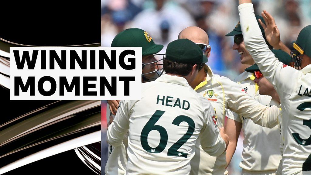 World Test Championship final: Nathan Lyon takes India's last wicket to ...