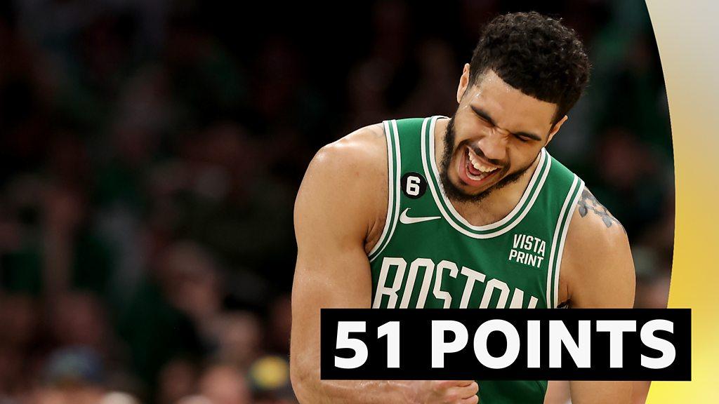 NBA play-offs: Jayson Tatum scores 51 points as Boston Celtics beat Philadelphia 76ers - BBC Sport