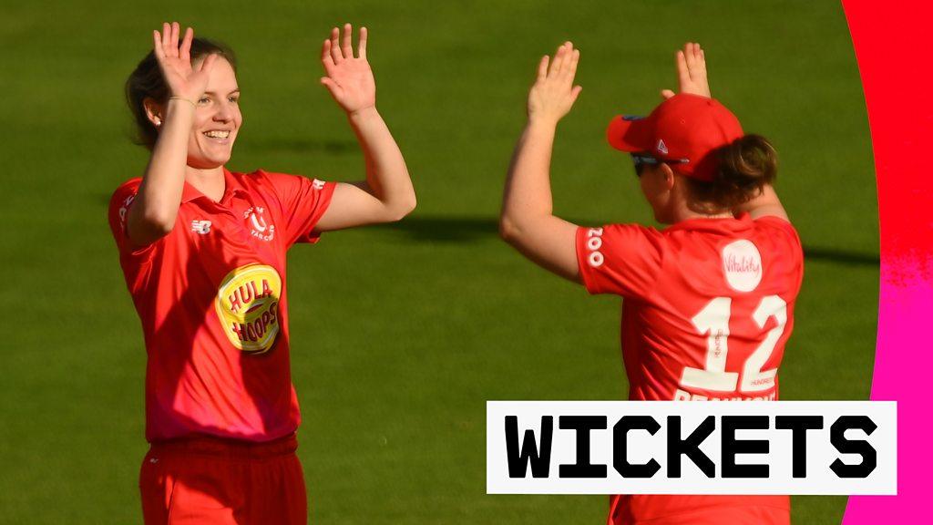 The Hundred: 'Huge' three wickets help Welsh Fire secure their first ...