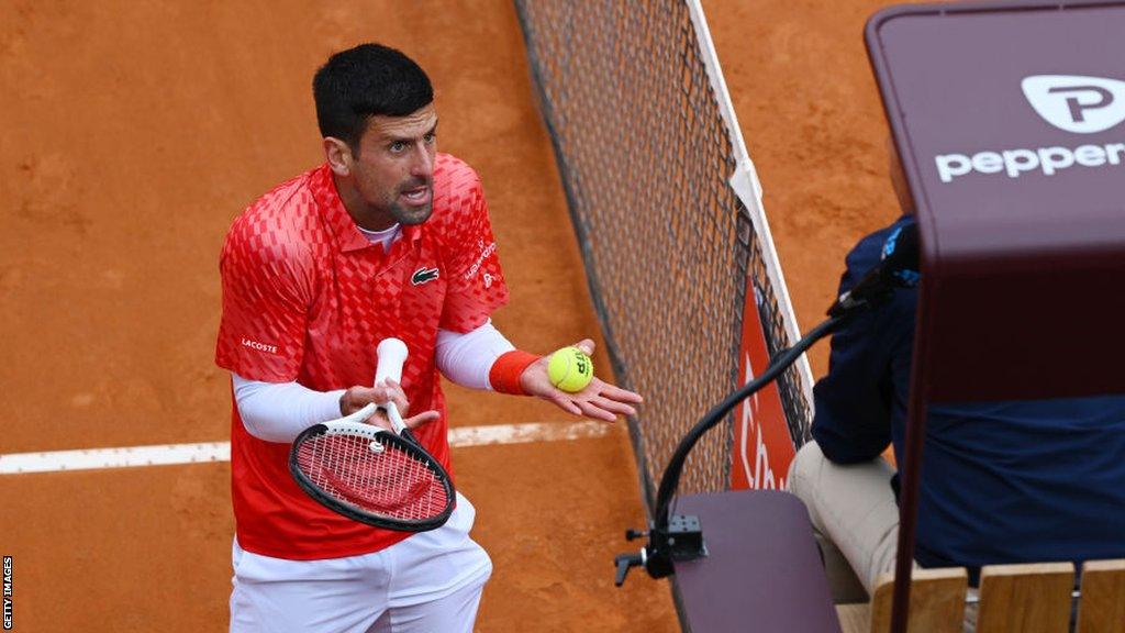 Italian Open 2023 results: Novak Djokovic loses to Holger Rune in Rome - BBC Sport