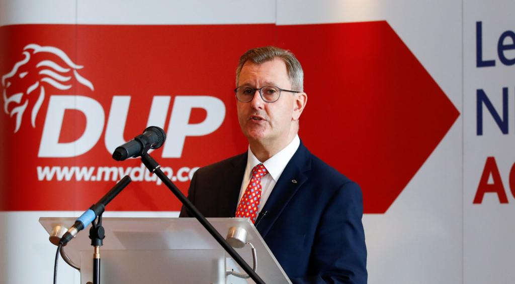 DUP leader Sir Jeffrey Donaldson speech - BBC News