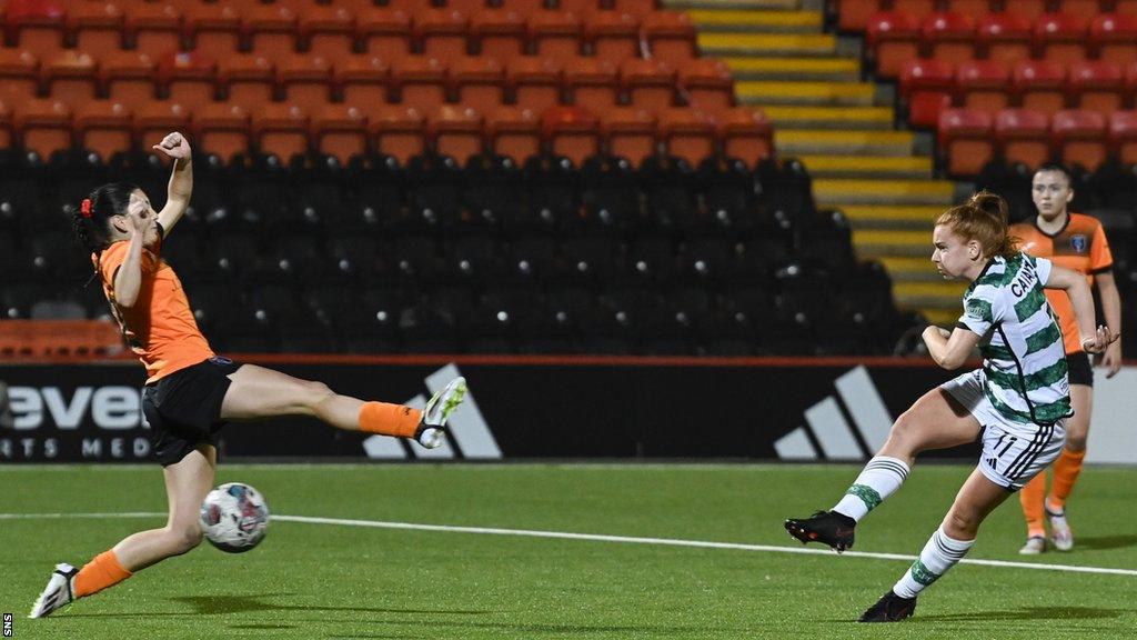 Celtic 2-1 Glasgow City: Hosts go top of SWPL with late winner - BBC Sport