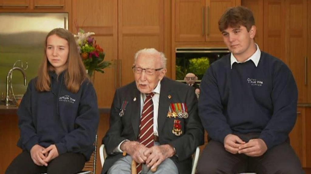 Captain Sir Tom Moore: New book One Hundred Steps - BBC Newsround