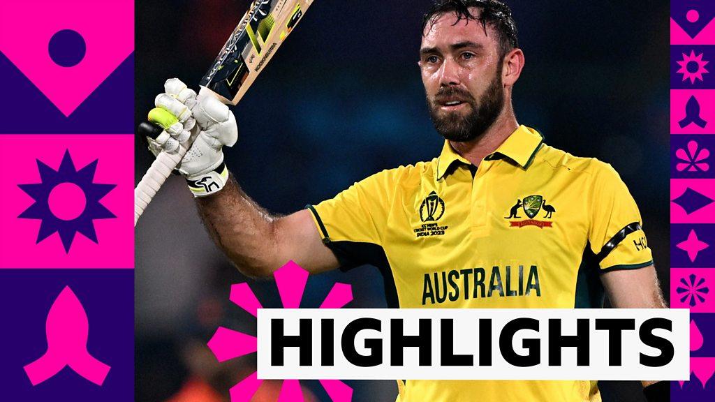 ICC Cricket World Cup highlights: Glenn Maxwell hits fastest century as ...
