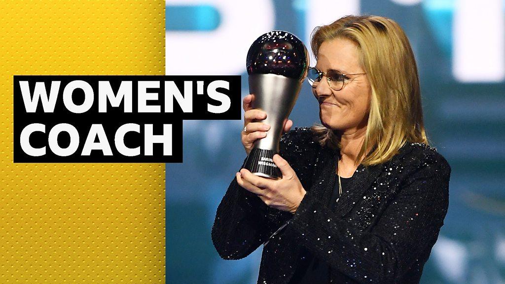 Sarina Wiegman named women's coach of year at Fifa Best Awards - BBC Sport
