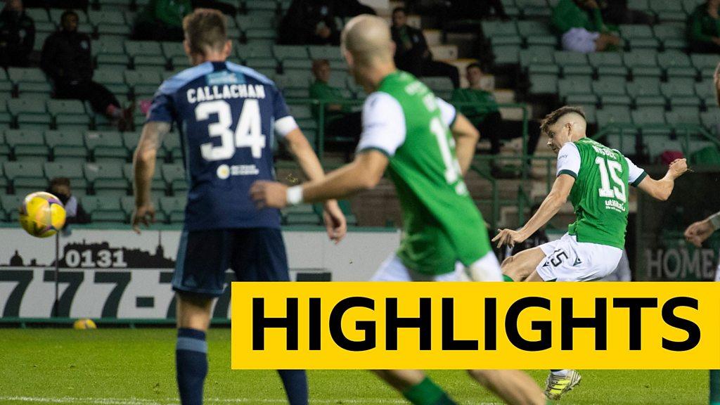 Highlights: Hibernian 3-2 Hamilton Academical - BBC Sport
