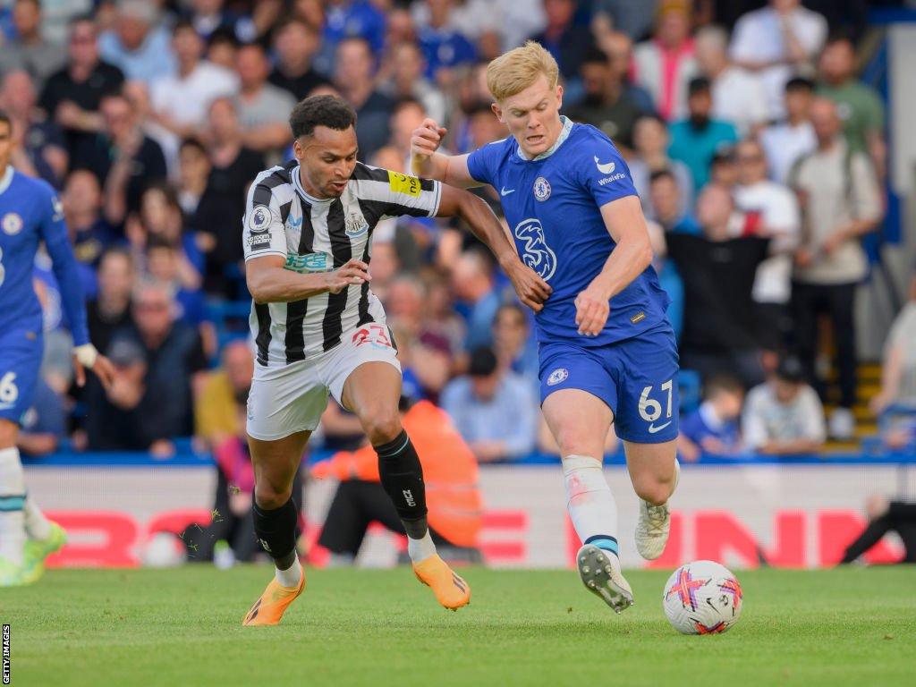 Newcastle United agree to loan Lewis Hall from Chelsea before permanent ...