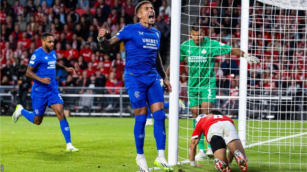 PSV Eindhoven 5-1 Rangers (agg 7-3): Champions League dream over for ...