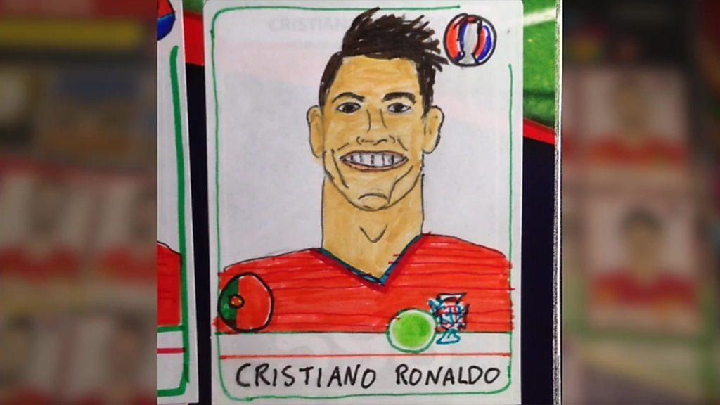 'Panini Cheapskates' Ronaldo moth work ends Euro 2016 sticker challenge ...
