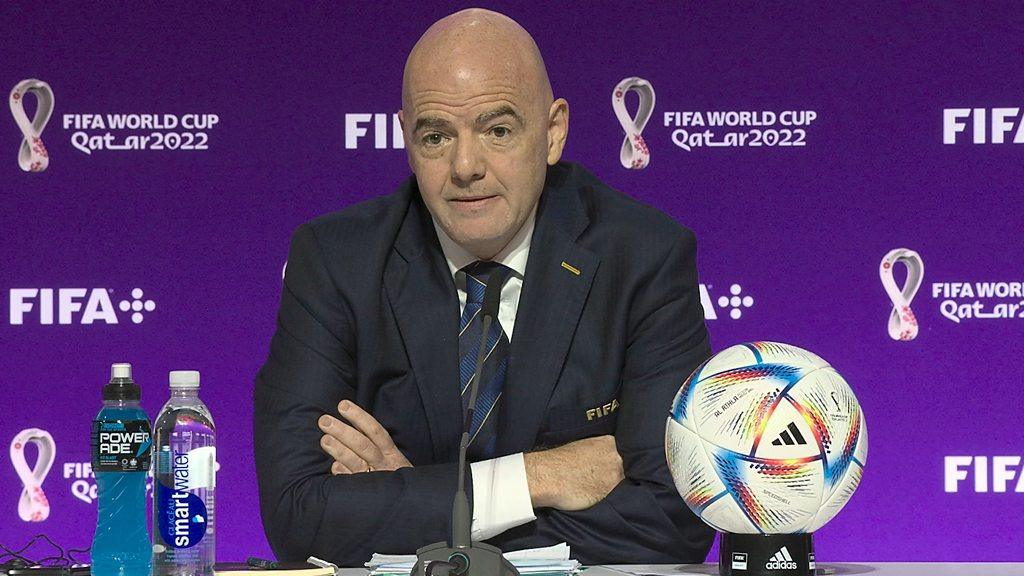 Gianni Infantino: Fifa president responds to criticism around Qatar ...