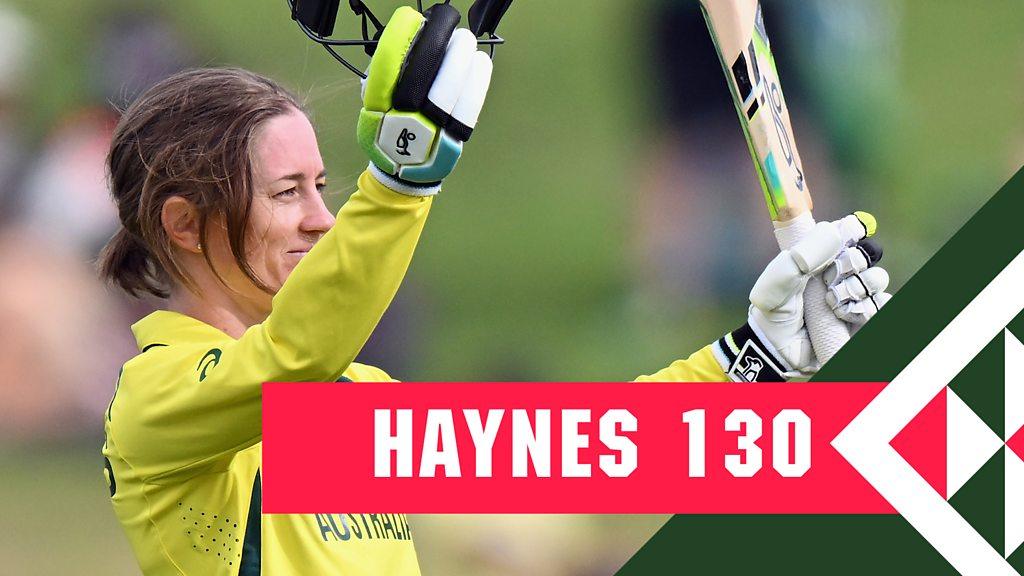 Women's Cricket World Cup: Watch best shots of Rachael Haynes ...